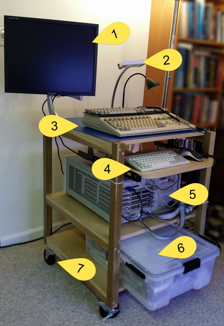 My Custom HP Logic Analyzer 16700A Cart - techtravels.org