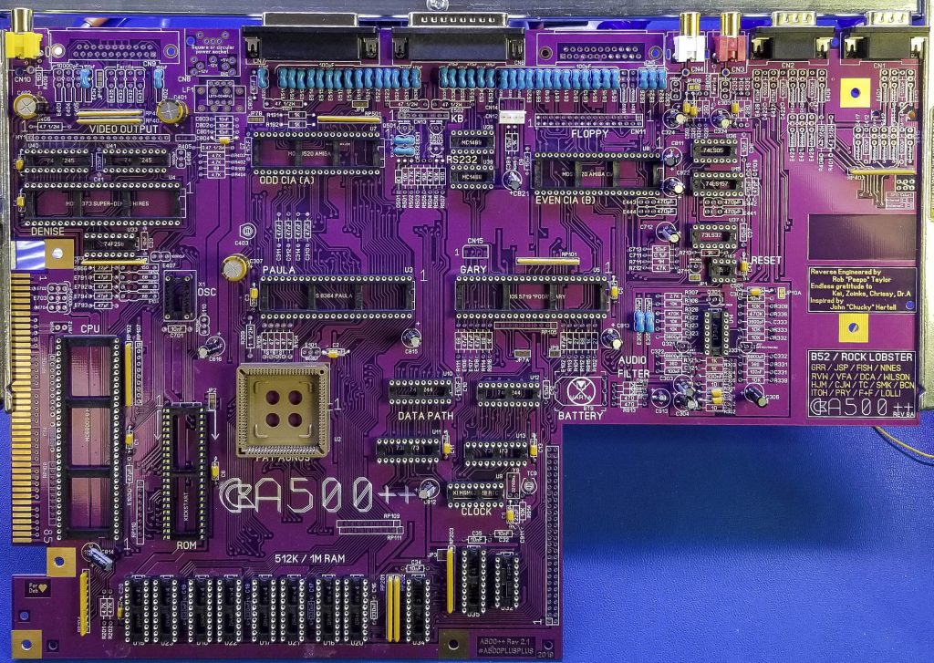 Day 4 of my assembly of A500++ PCB - techtravels.org