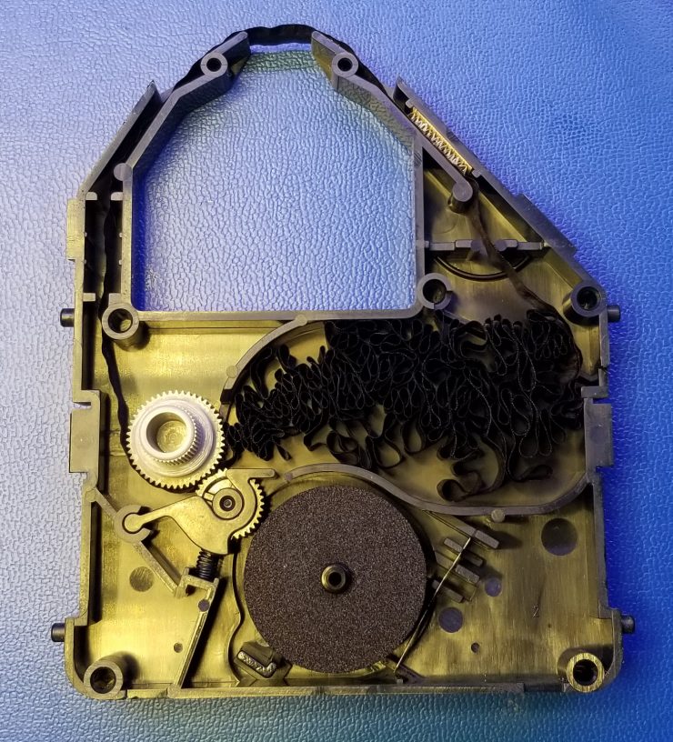 Refilling Star Micronics NX-1020 black ribbon ink cartridges ...