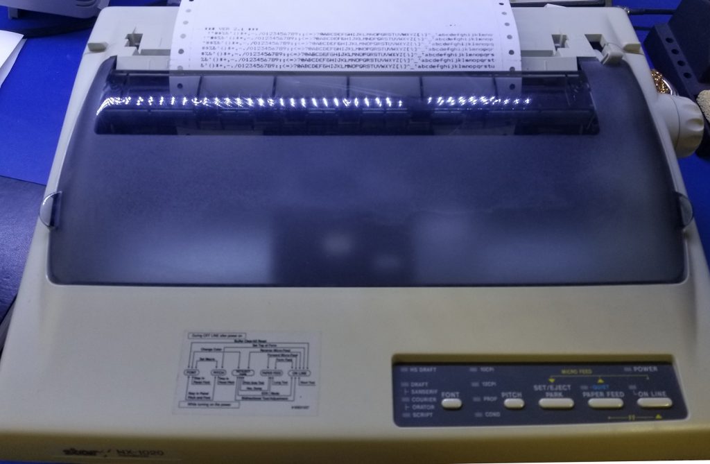 Refilling Star Micronics NX-1020 black ribbon ink cartridges ...