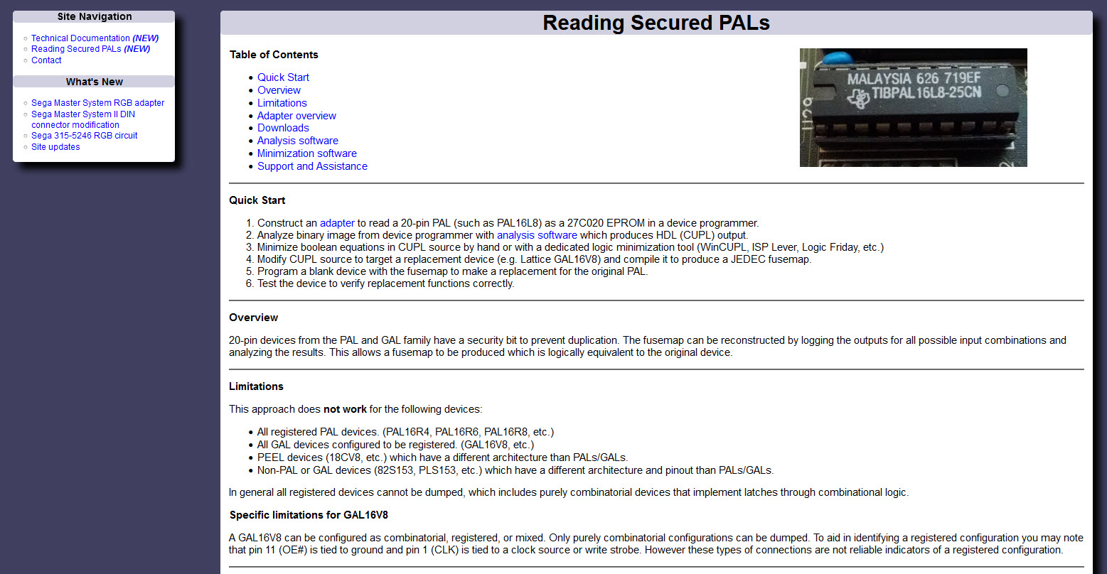 Building a PAL reader for TL866A - techtravels.org